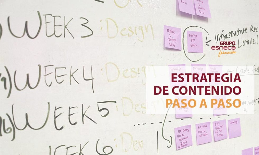 Estrategia de contenido paso a paso - Grupo Esneca